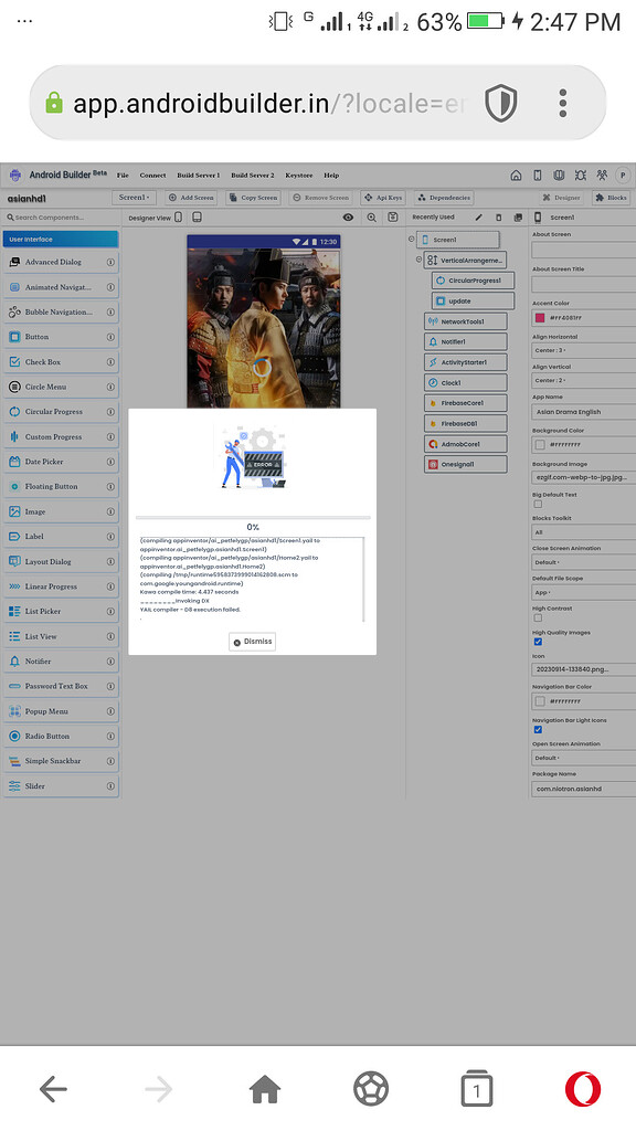 My app isn't Still building - Discussion - Android Builder Community
