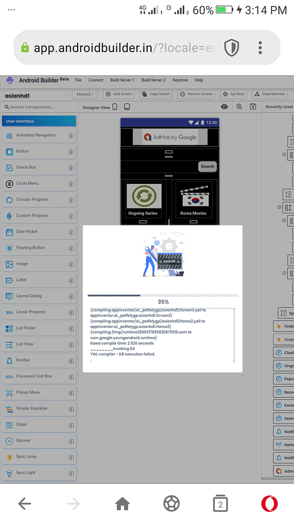 Can T Build App Discussion Android Builder Community