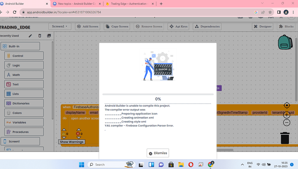 Android Builder is unable to compile this project. The compiler error ... Android Builder is unable to compile this project. The compiler error ...