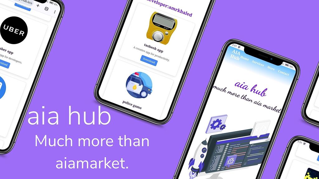 [free] AIA hub FOR COOL TEMPLATES - Marketplace - Android Builder Community